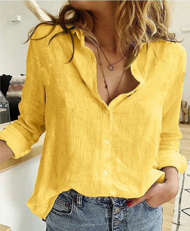 Casual, Linnen Blouse | Een Zomerse & Luchtige Damesblouse – Lunero ...